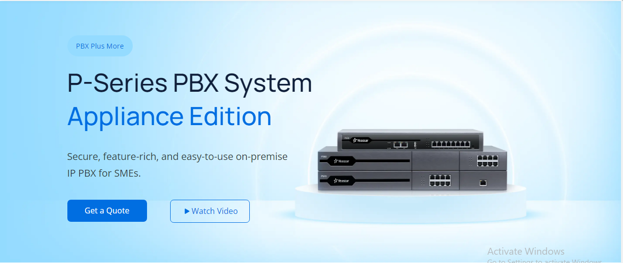 Yeastar P-Series IP PBX at Phonex Technologies.